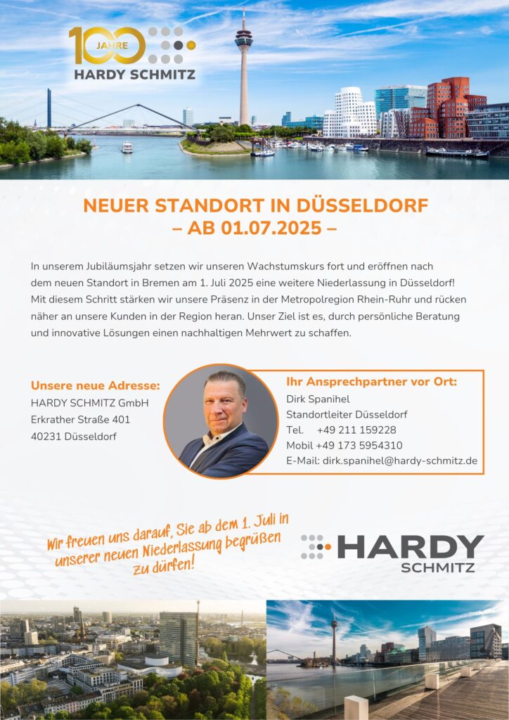Pressemitteilung: HARDY SCHMITZ: Neuer Standort in Düsseldorf - Wirtschaftsvereinigung für den ...